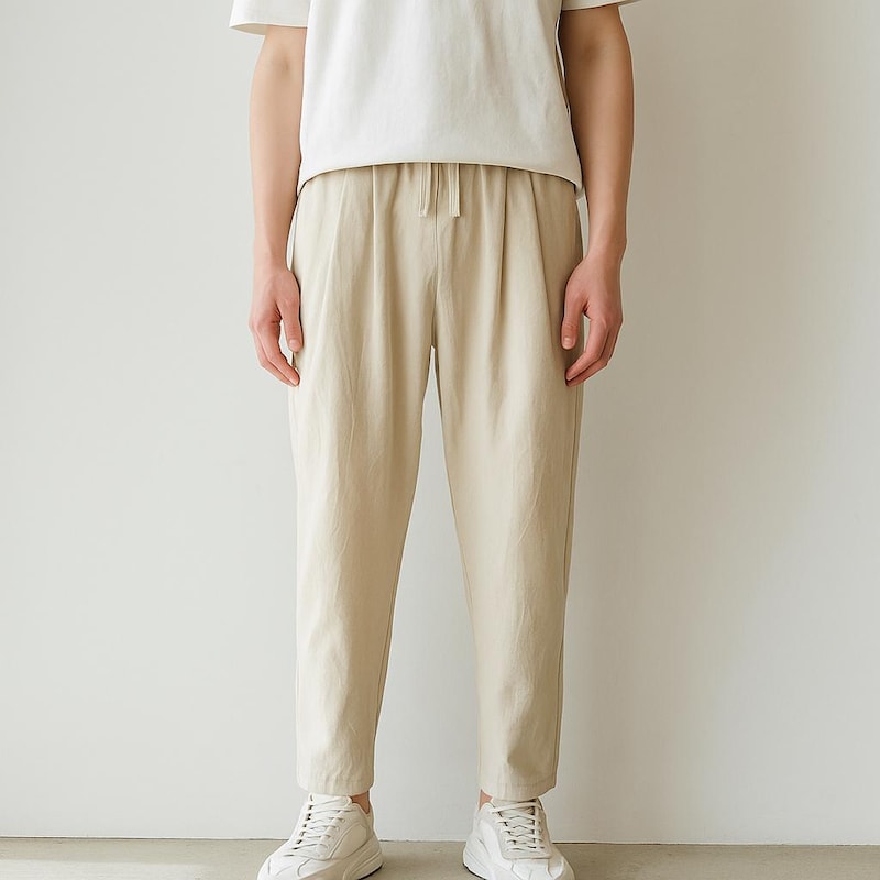 Korean Style Pants Men - Etsy