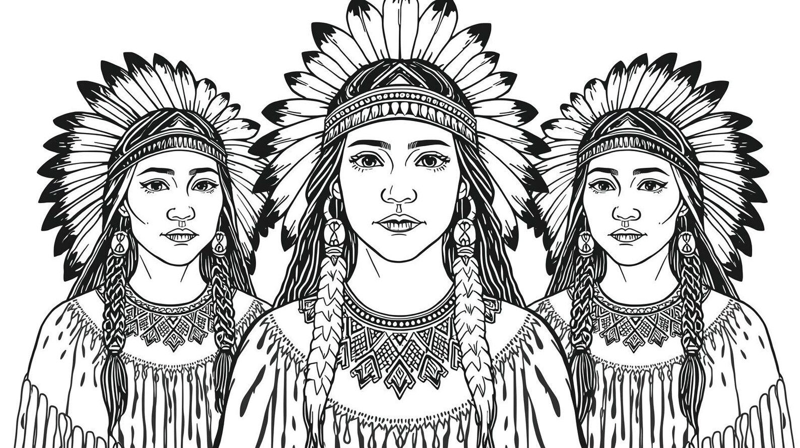 100 Native American Coloring Pages | Downloadable PDF | Culture, Nature ...