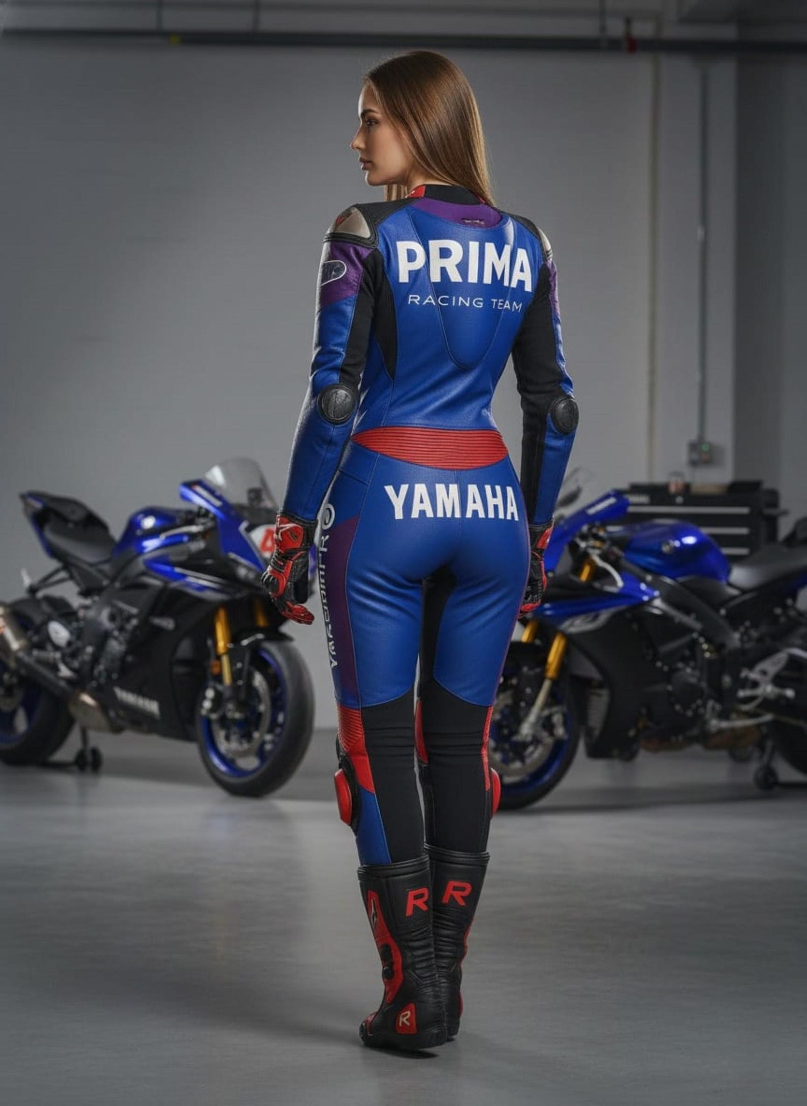Custom Women's Leather Elegant Motorcycle Racing Suit – Ce-approved ...