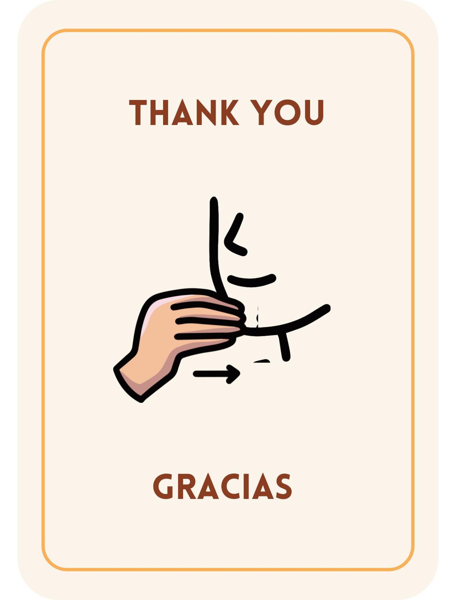 Toddler Flashcards: Sign Language & Spanish Learning Cards - Etsy
