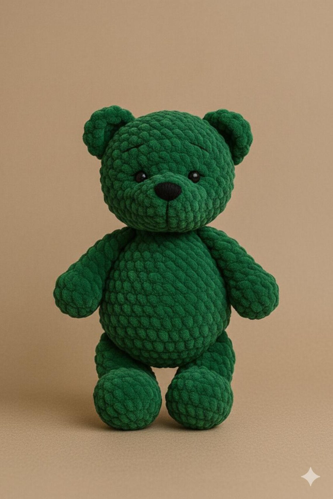 Amigurumi Teddy Bear Crochet Pattern – Plush Toy PDF Tutorial, Soft ...