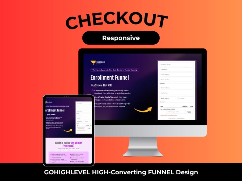 Facebook Ads Funnel Template for Gohighlevel | the Alchemist Framework ...