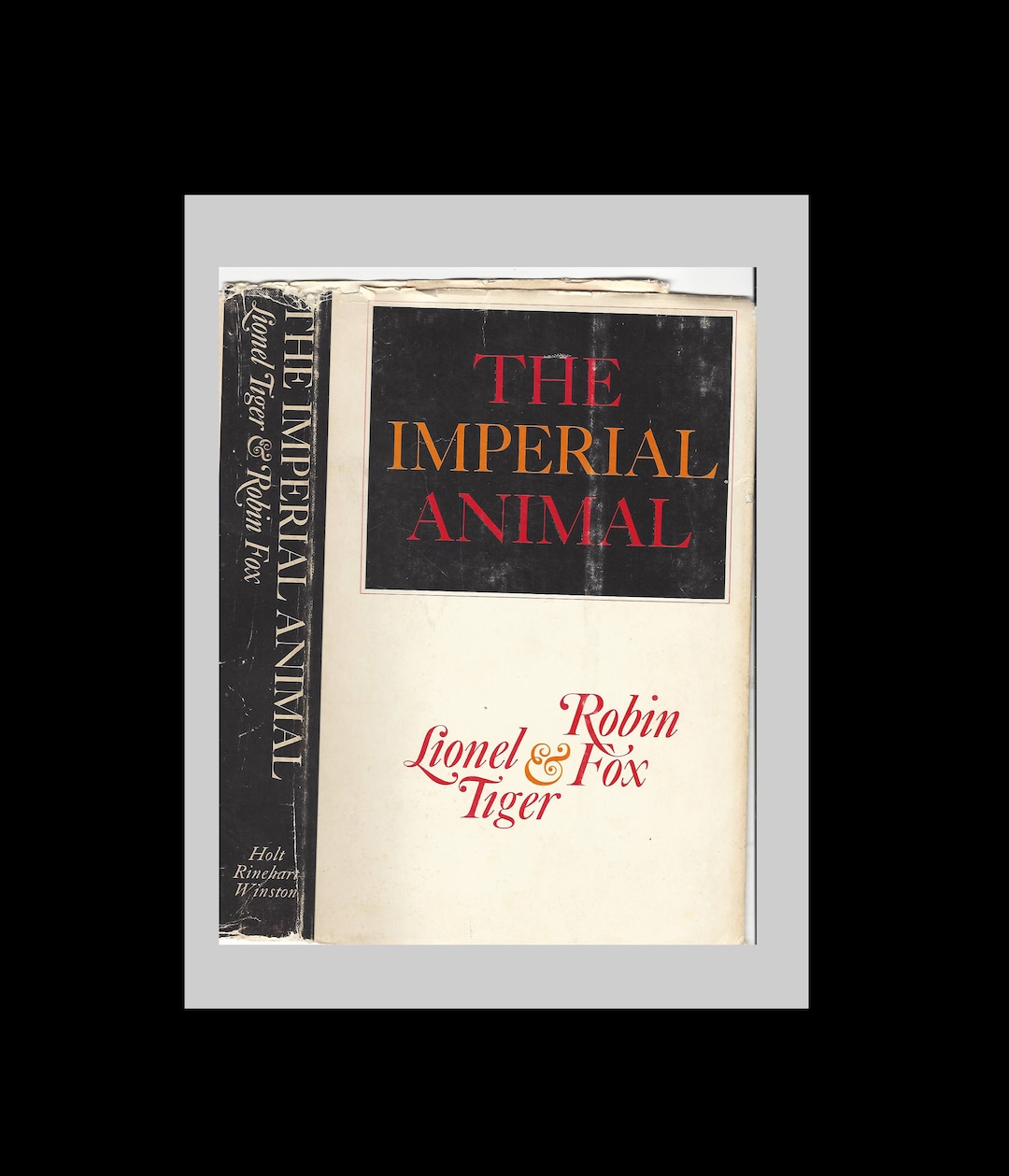 The Imperial Animal. Robin Fox & Lionel Tiger. Human Species - Etsy UK