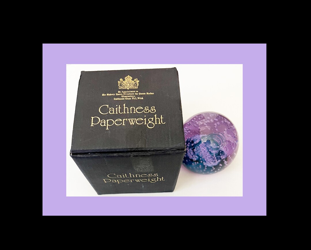 Caithness Glass Paperweight “cauldron” by Innes Burns. Scotland. - Etsy