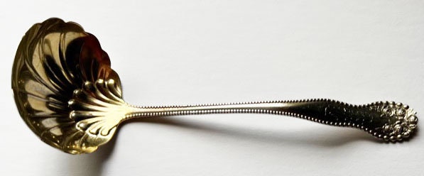 Gorham Sauce Ladle in Lancaster Pattern. 5 1/4 Inches. Fancy Monogram ...
