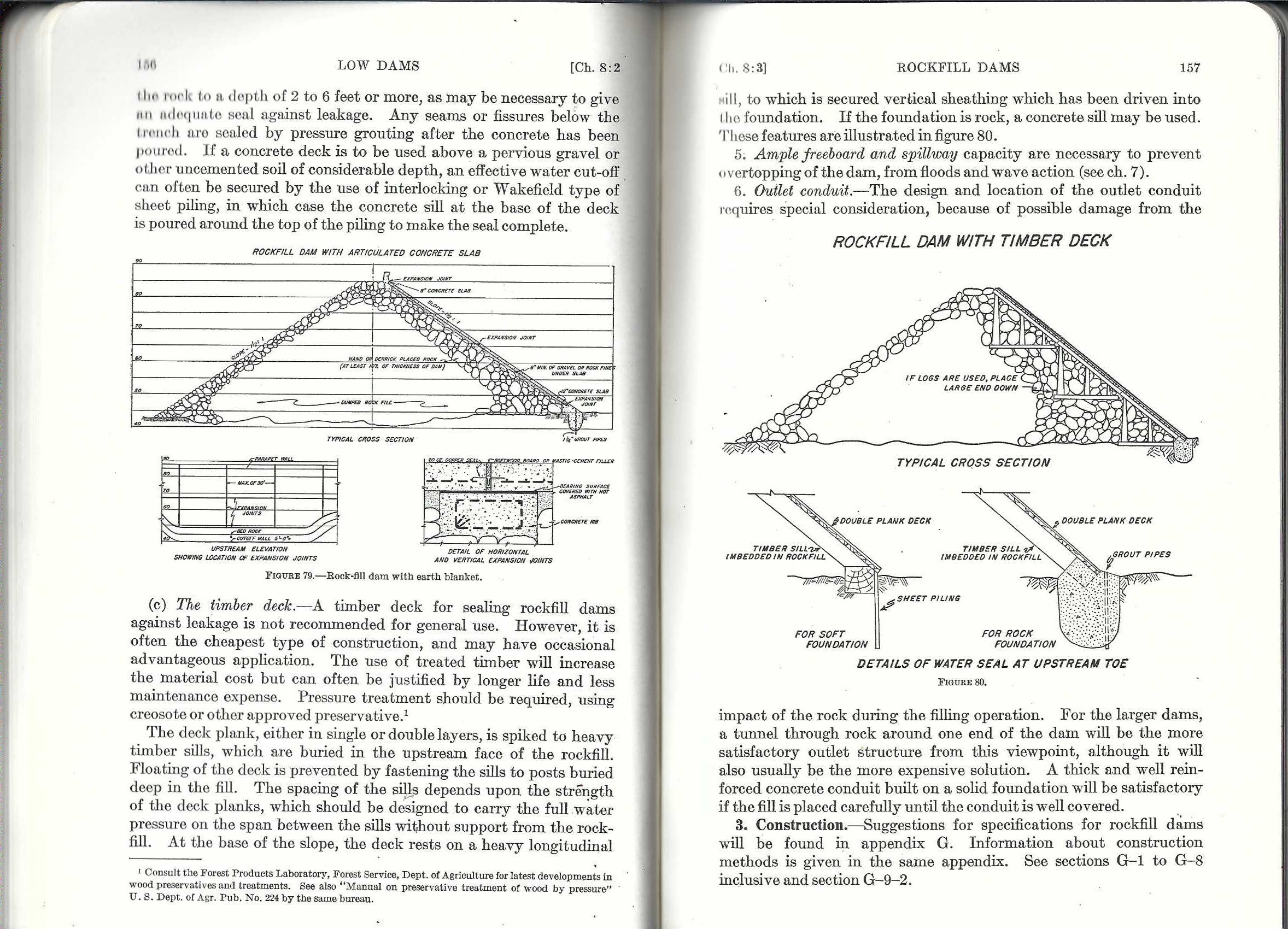 Book "low Dams". on Building Dams Across Streams. 1939 Illustrated 431 ...