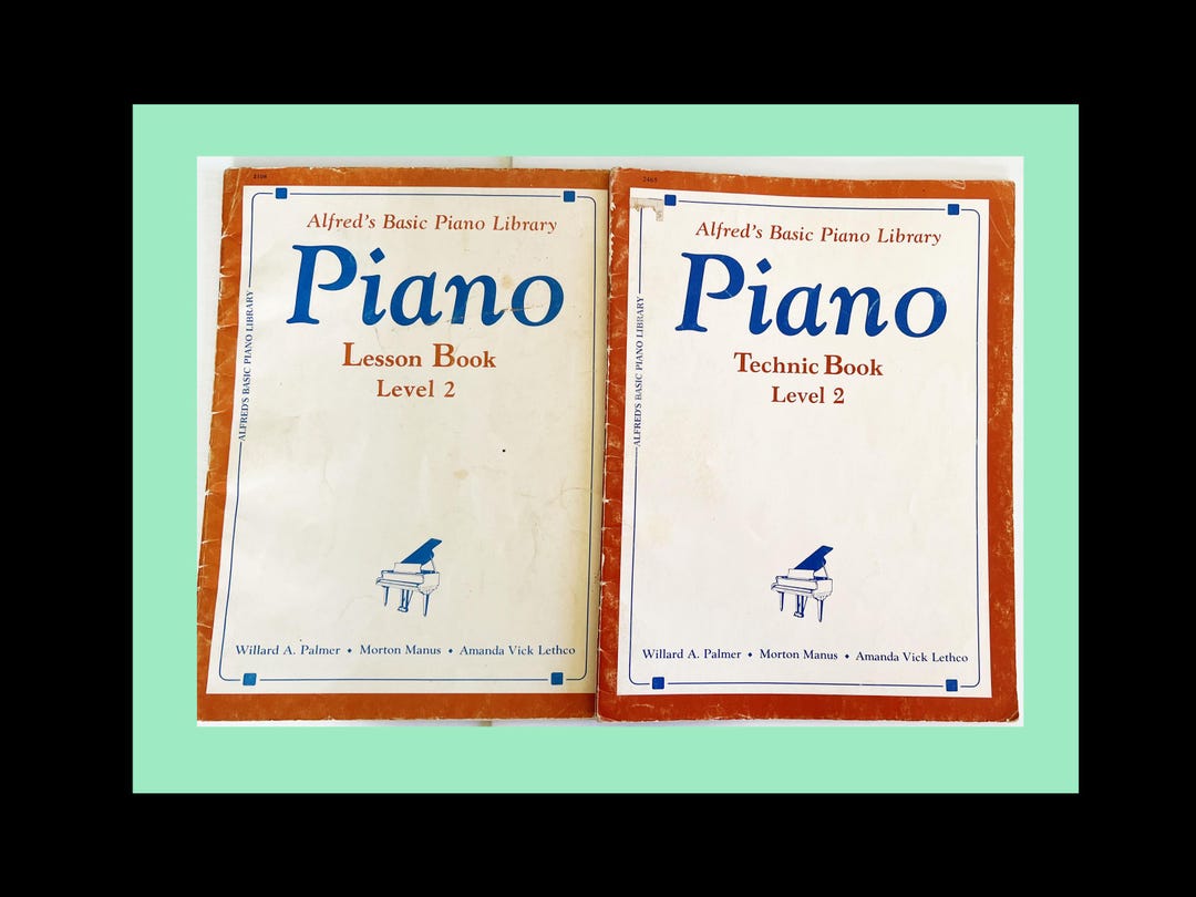 Piano Lesson Books. 1981. Level 2 Lesson and Technique Books Alfred's ...