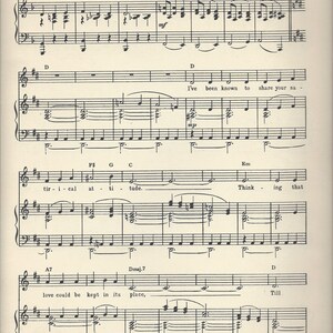 Vintage Sheet Music "a Wonderful Guy" From South Pacific 1949. Very ...