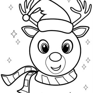 Christmas Coloring Pages for Kids Printable | Holiday Activity | Santa ...