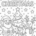 Christmas Coloring Pages for Kids Printable | Holiday Activity | Santa ...