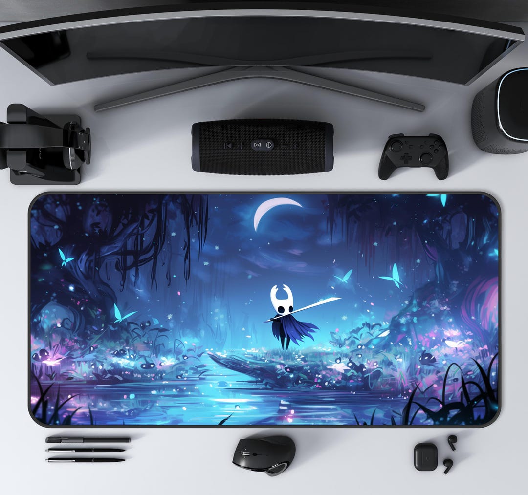 Hollow Knight Mouse Pad | Hallownest Gaming Desk Mat | Gamer Gift #2 - Etsy