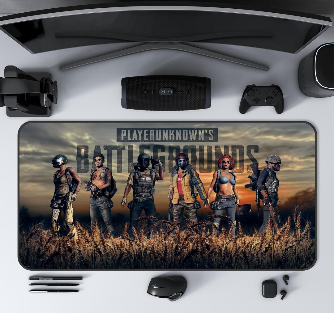 PUBG Mouse Pad | Battle Royale Gaming Desk Mat | Gamer Gift #3 - Etsy