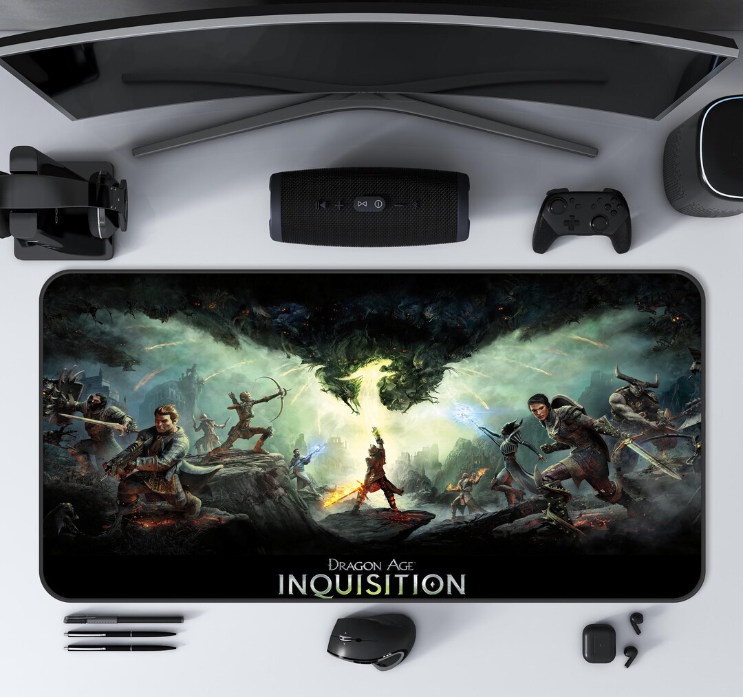 Dragon Age Mouse Pad | the Inquisitor Gaming Desk Mat | Gamer Gift - Etsy