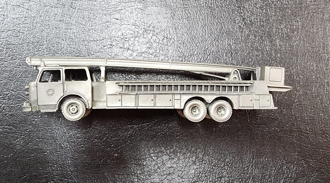 Franklin Mint Pewter American Fire Engine Figurine C. 1988 - Etsy