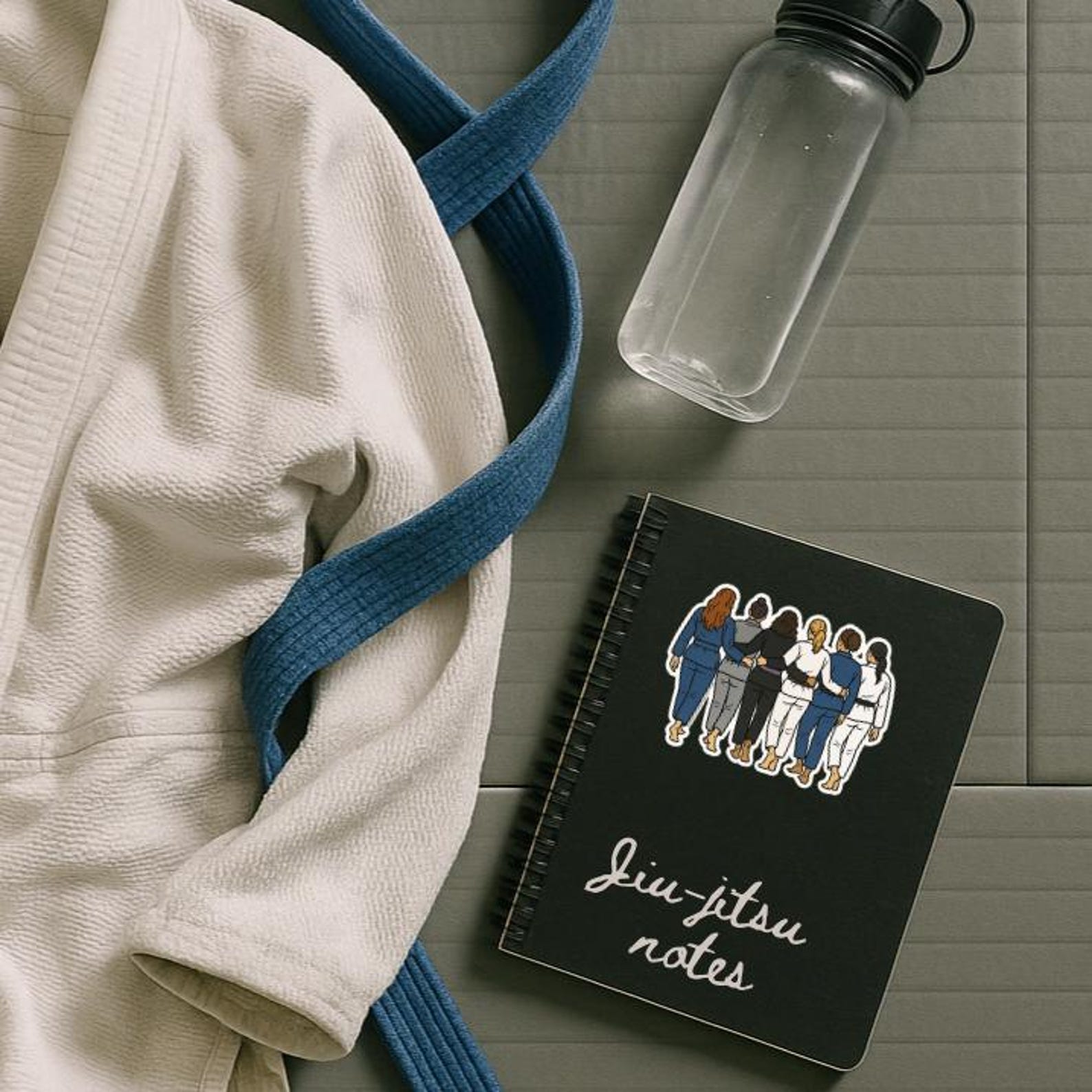 Women's WATERPROOF Jiu Jitsu Friendship Sticker Perfect for Laptops ...