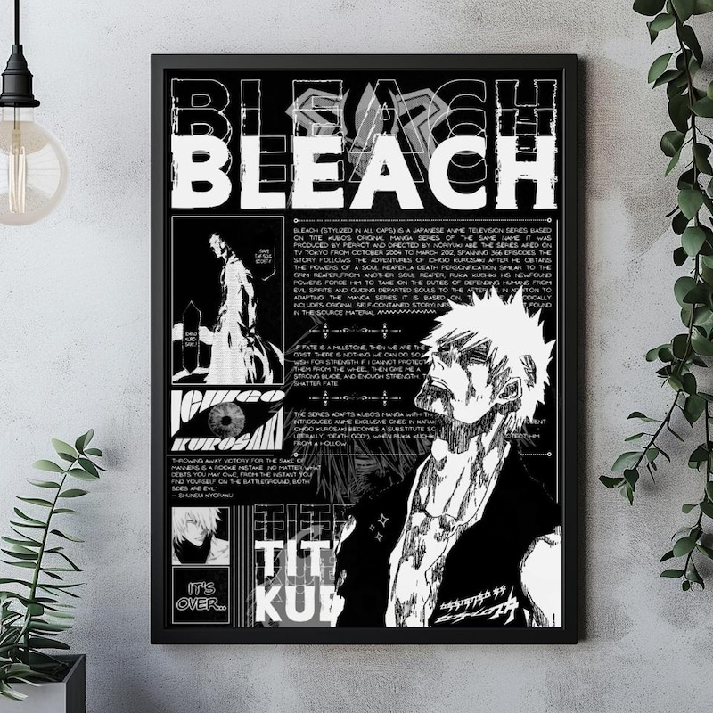 Ichigo Kurosaki Posters - Etsy UK