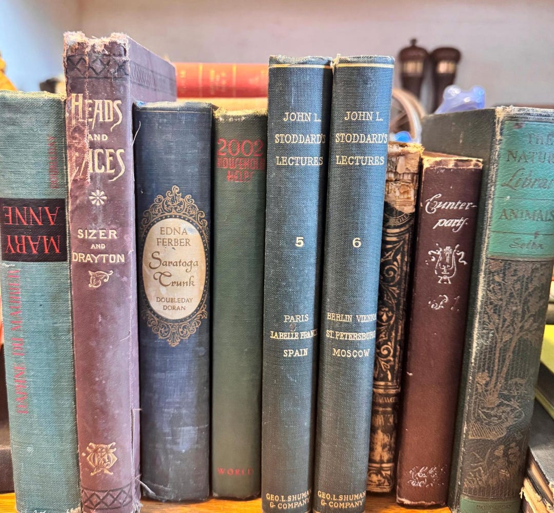 VTG Antique Book Lot in Bulk Moody Decor Wholesale Books - Etsy