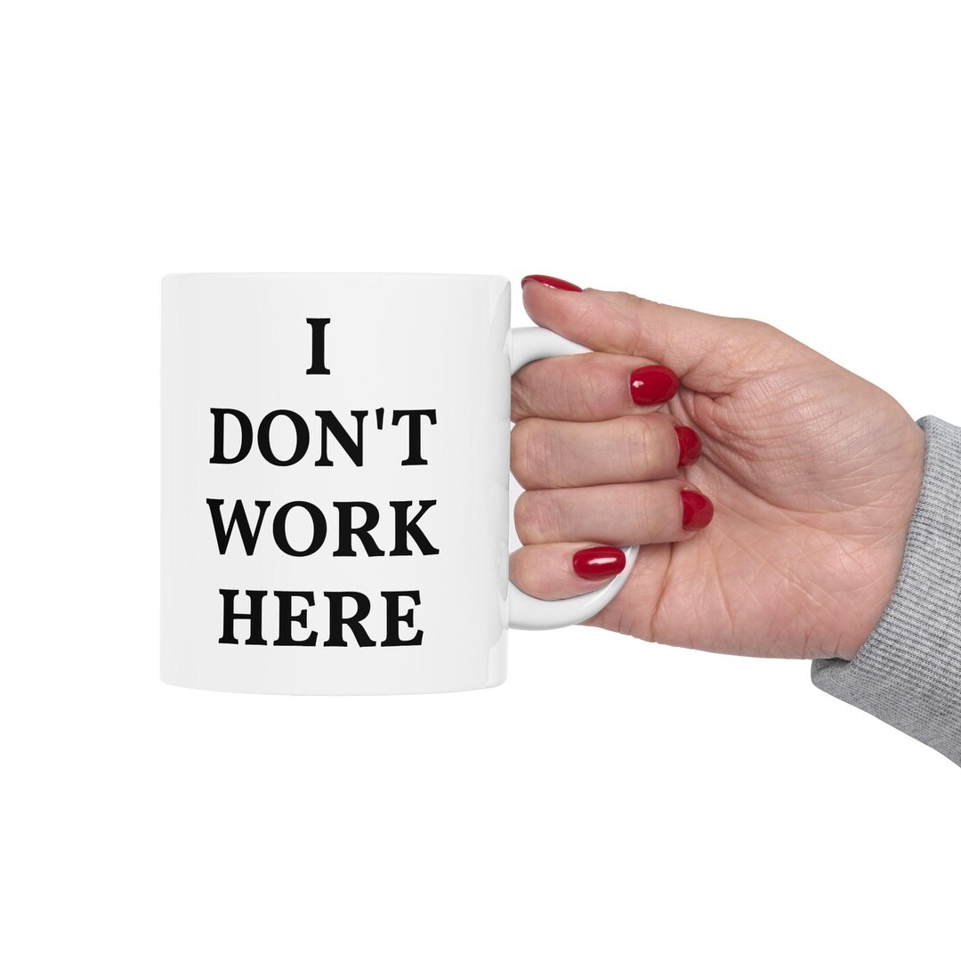 Humor Mug for Stress Relief, Birthday Present Glossy Mug Bright Ceramic ...