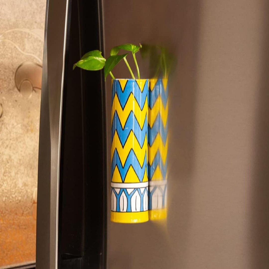 Hanging Planter Metal Fridge Magnet | Planters for Fridge / Wall ...