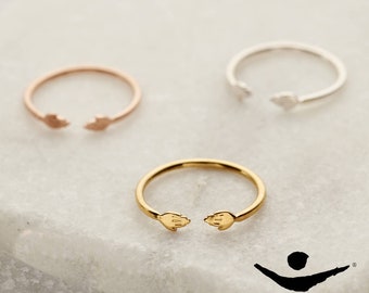 Share A Hug Open Ring Charity Ring Sterling Silver Open Ring Handmade Etsy