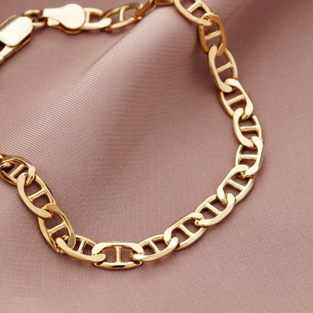 Rambo Chain Bracelet | Jewellery Birthday Gift for Her - Etsy