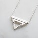 Personalised Triangle Bar Stack Necklace Birthday Gift Handmade Gift ...