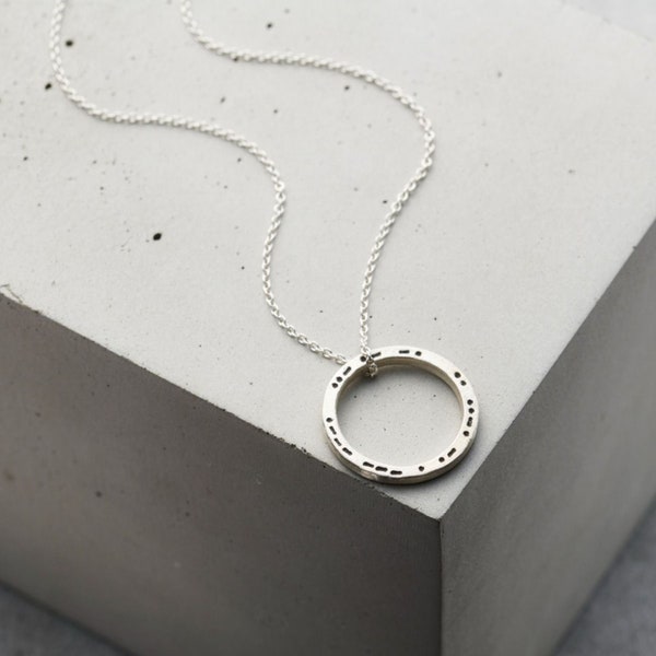 Circle Necklace - Etsy