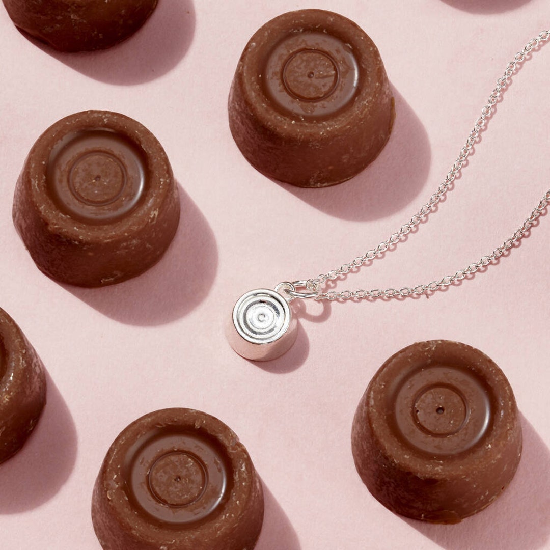 Love Chocolate Charm Necklace | Last Rolo Charm Necklace | Sterling ...