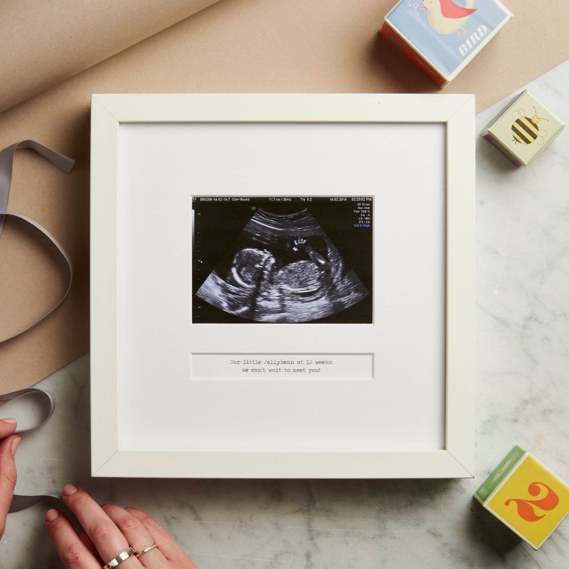 Personalised My First Scan Frame | Ultrasound Frame | Baby Announcement ...