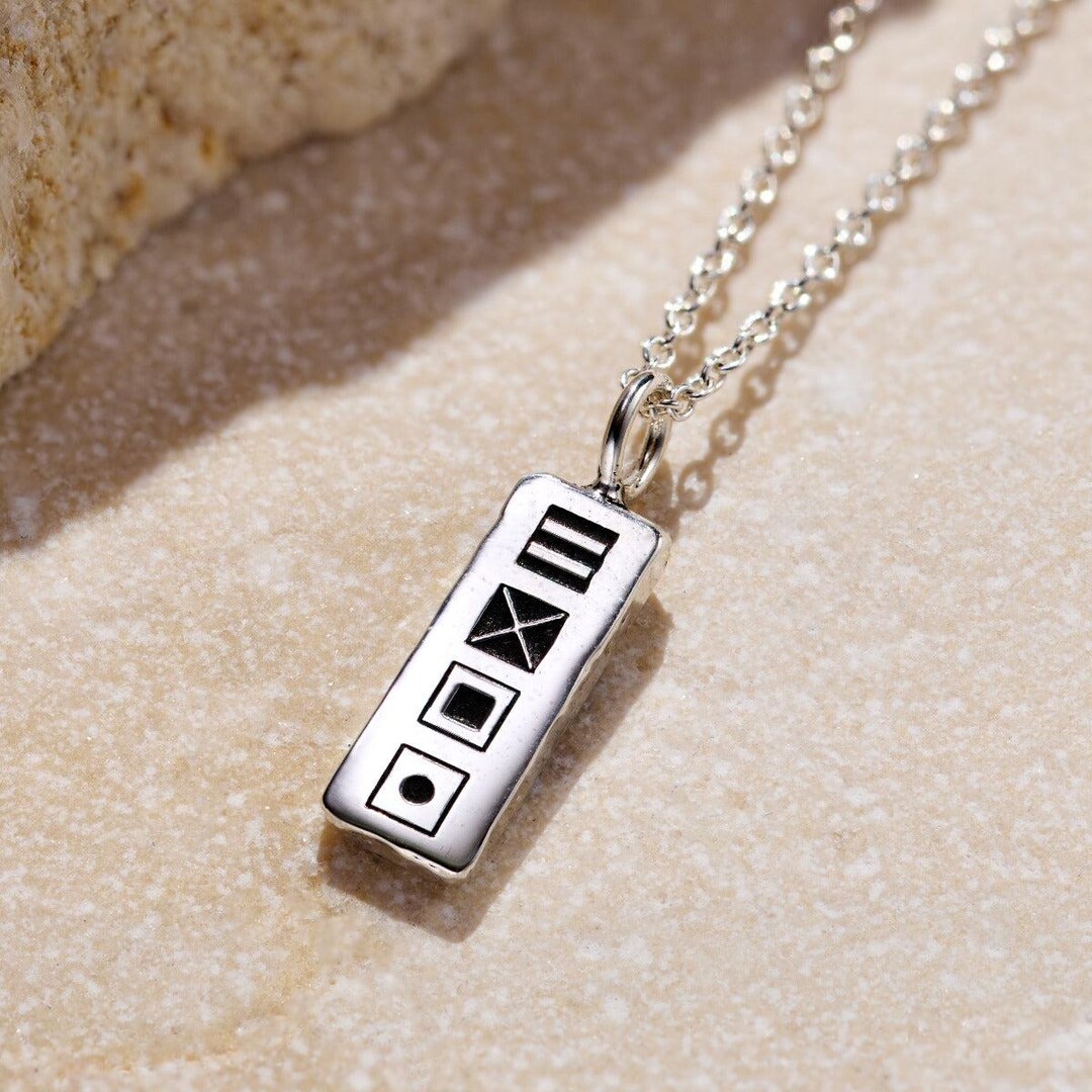 Family Nautical Signal Flags Engraved Tag Necklace | Birthday Gift ...