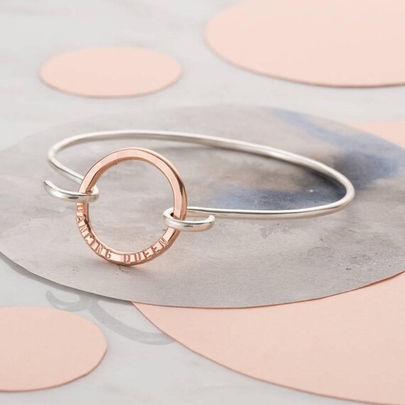 Personalised open bangle store
