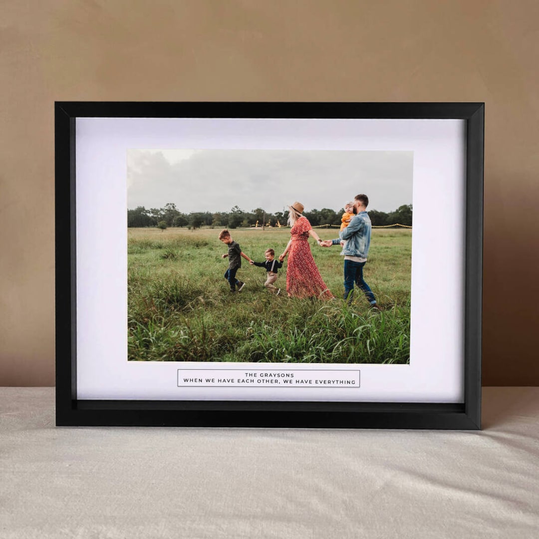 Personalised Large Photo Frame Family Photo Frame Photo Gift Handmade ...