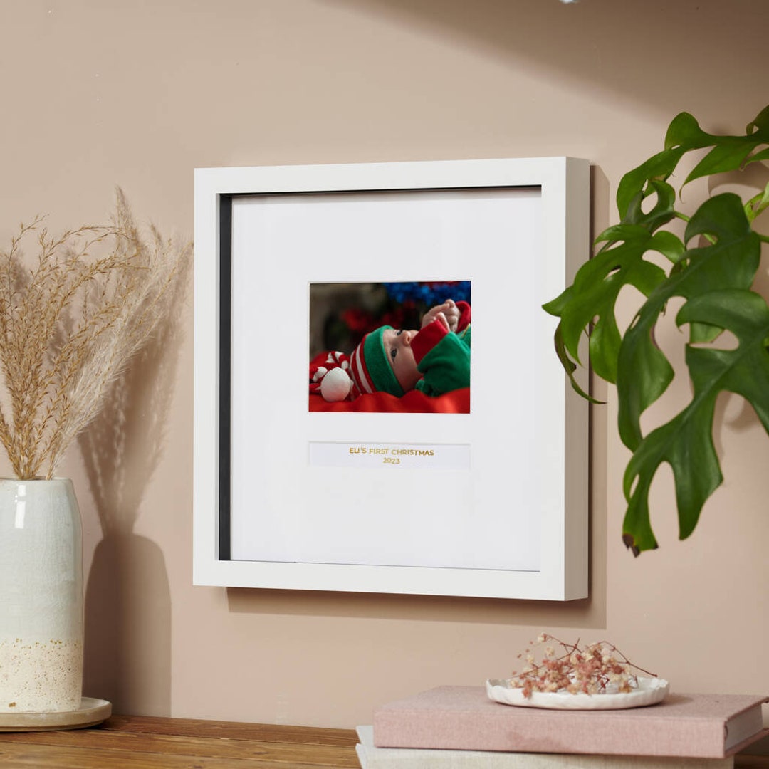 Personalised Baby's First Christmas Photo Frame | New Baby Gift | New ...