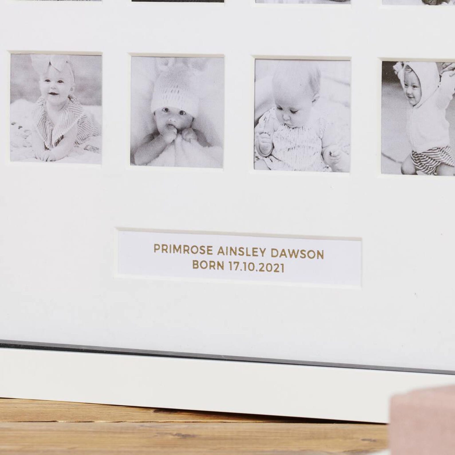 Personalised My First Year Square Photo Frame - Etsy