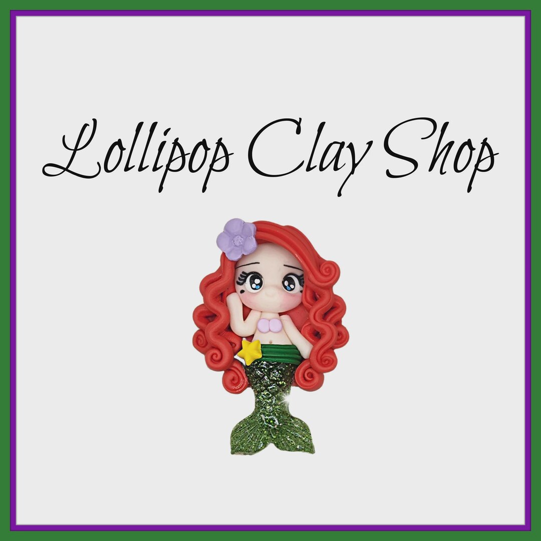 Princess Clays for Bows- Clay Bow Center Clay Doll, Clay Dolls, Bow ...