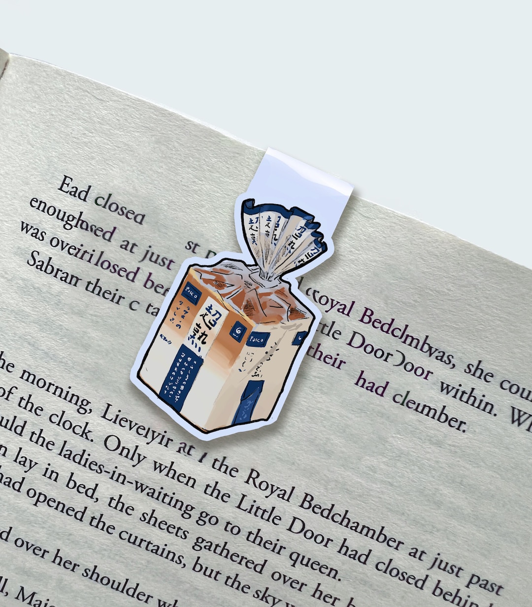 Japanese Bread Magnetic Bookmark • Kawaii Konbini Loaf Bookish Gift - Etsy