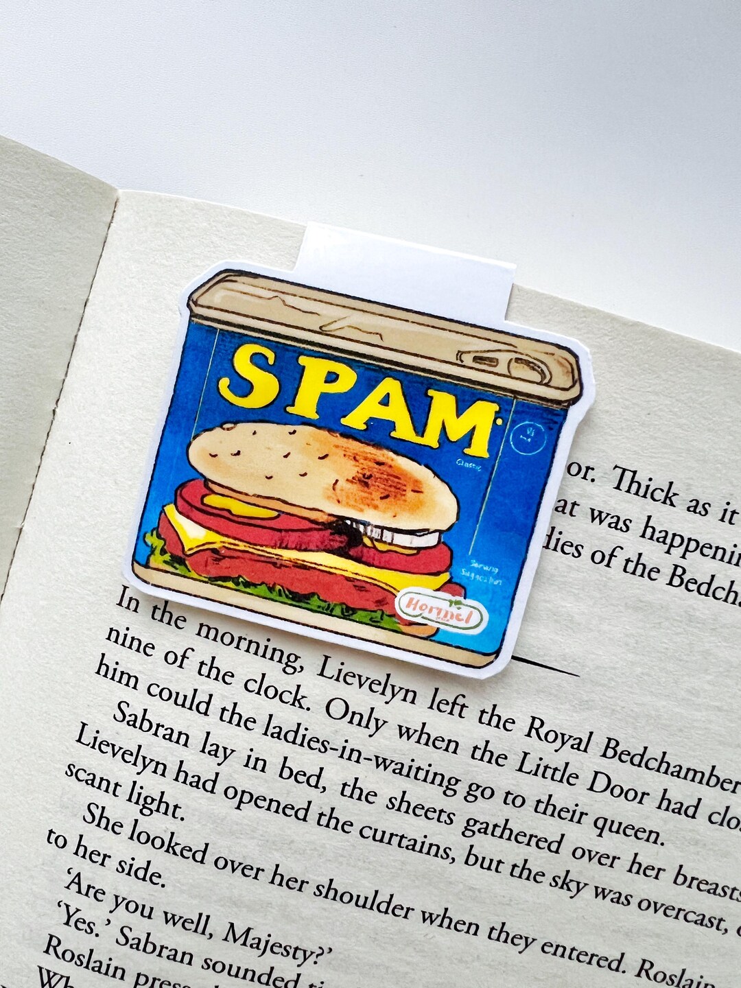 Spam Magnetic Bookmark | Food Theme Accessories for Books | Novelty ...