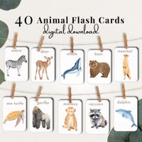 Cartes Des Animaux De La Ferme - French Flashcards - Farm Animals ...