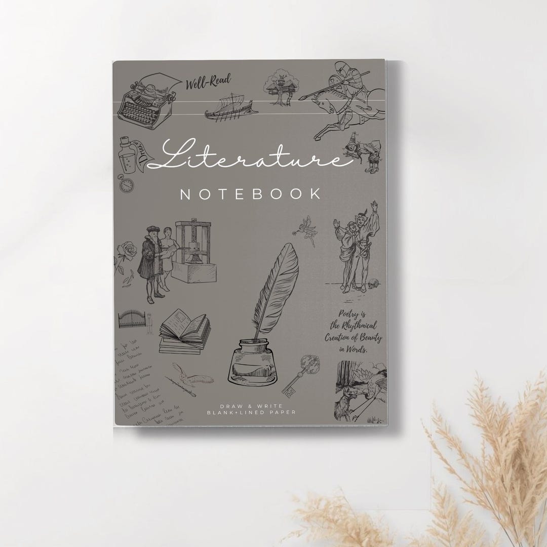 Middle School English Writing Notebook Printable Homeschool Charlotte ...