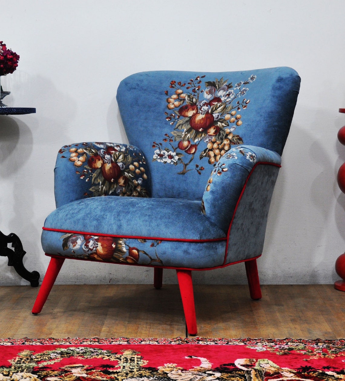 Gobelin Armchair - Blue Sky - Etsy