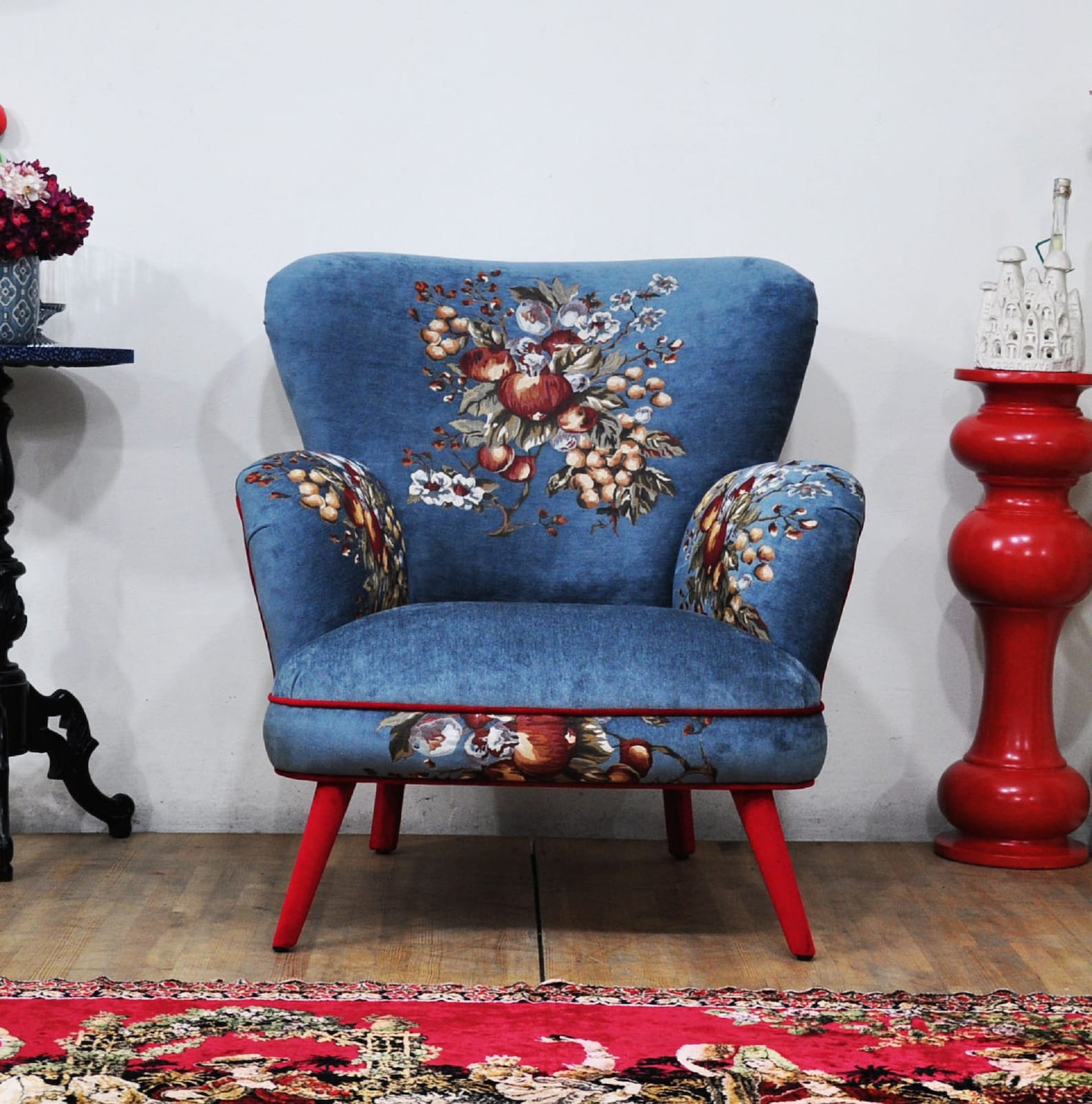 Gobelin Armchair - Blue Sky - Etsy