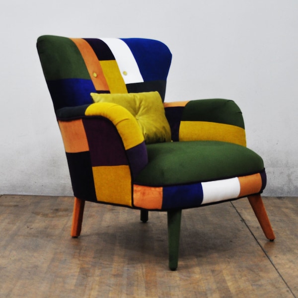 Patchwork Chair - Etsy UK