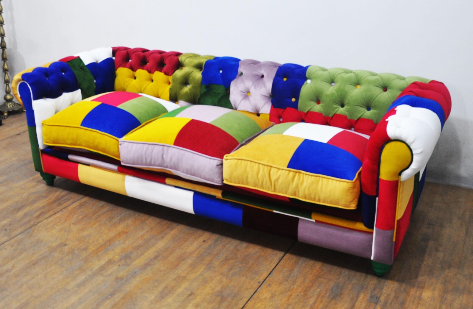 Chesterfield Patchwork Sofa - Mix Aroma II - Etsy