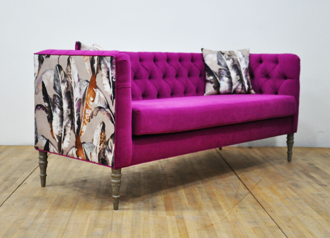 Loveseat - Lilac Sky "3 Seater Sofa" - Etsy