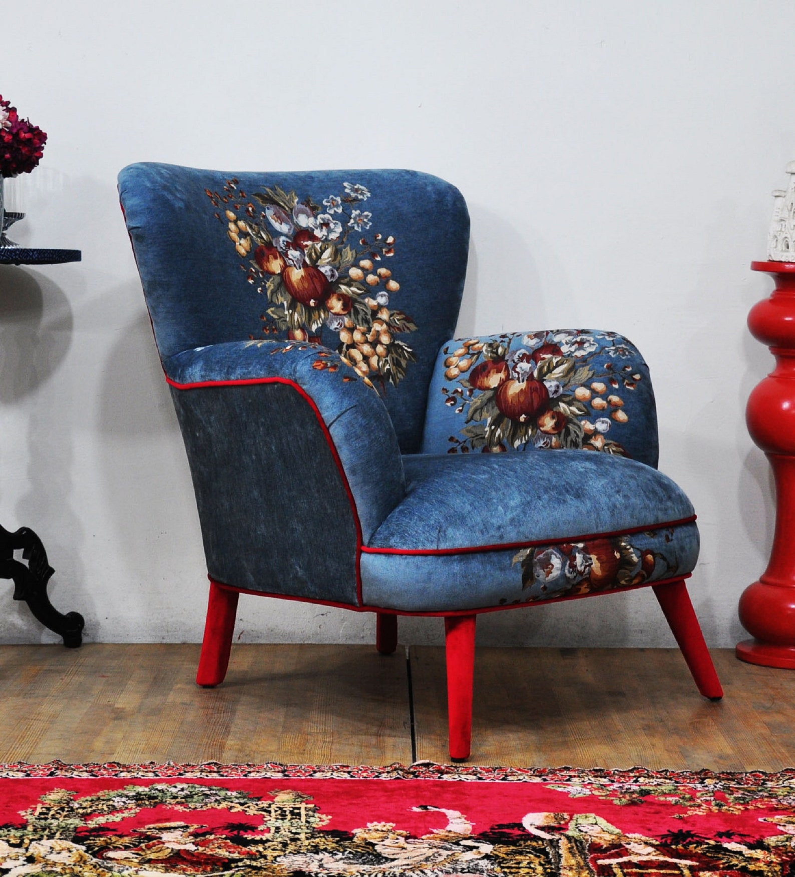 Gobelin Armchair - Blue Sky - Etsy