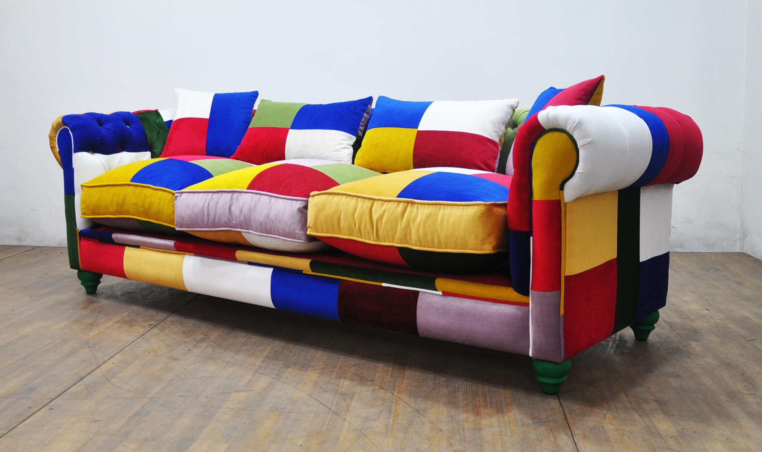Chesterfield Patchwork Sofa - Mix Aroma II - Etsy
