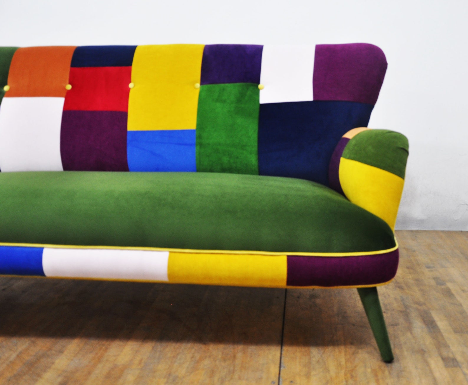 Patchwork 3-seater Sofa Green Valley - Etsy