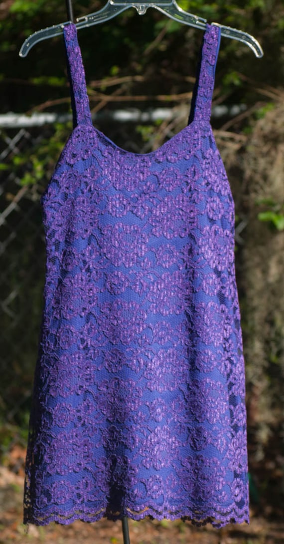 Purple vintage lace - Gem