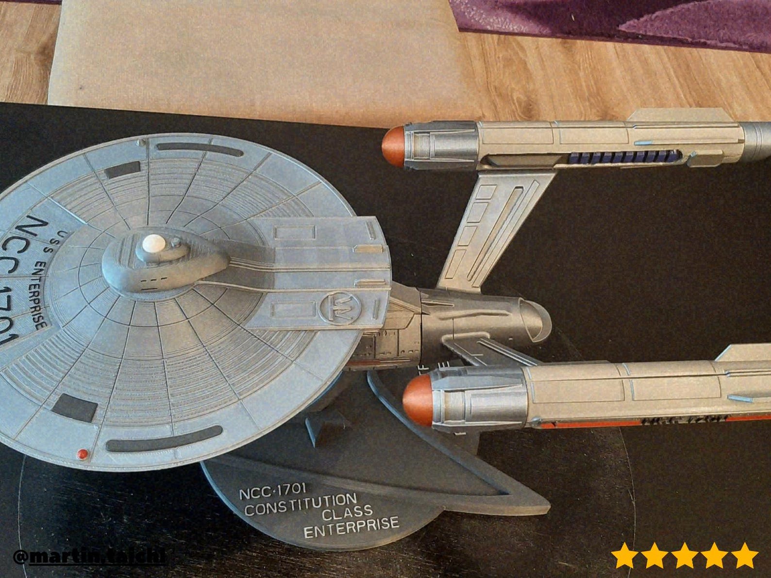 Star Trek Enterprise Constitution Class Model, Starship - 3D Printing ...