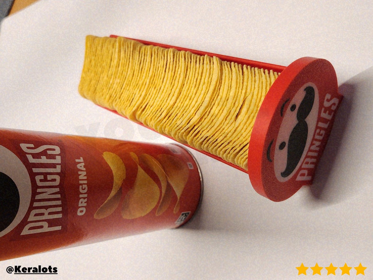 PRINGLES Tray, PRINGLES Dispenser, Chip Slider, STORAGE Container 3D ...